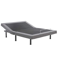 Classic Brands Adjustable Comfort Upholstered Adjustable Bed Base with