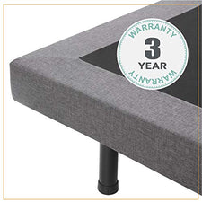 Classic Brands Adjustable Comfort Upholstered Adjustable Bed Base with