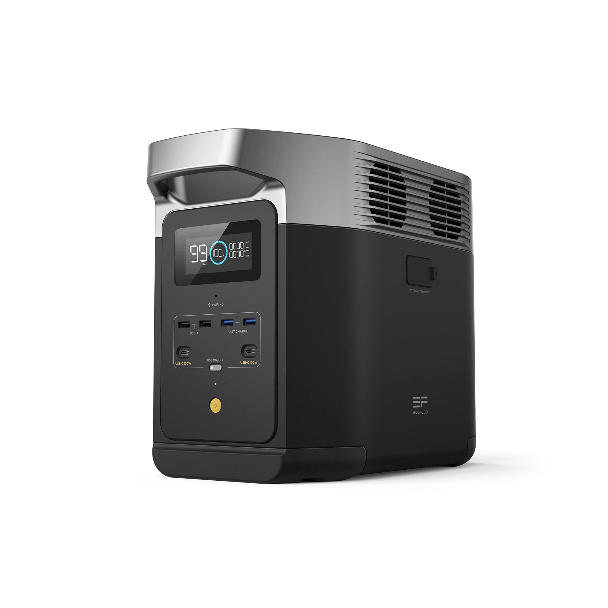 EF ECOFLOW RIVER 288Wh Portable Power Station,3 x 600W(Peak 1200W) AC