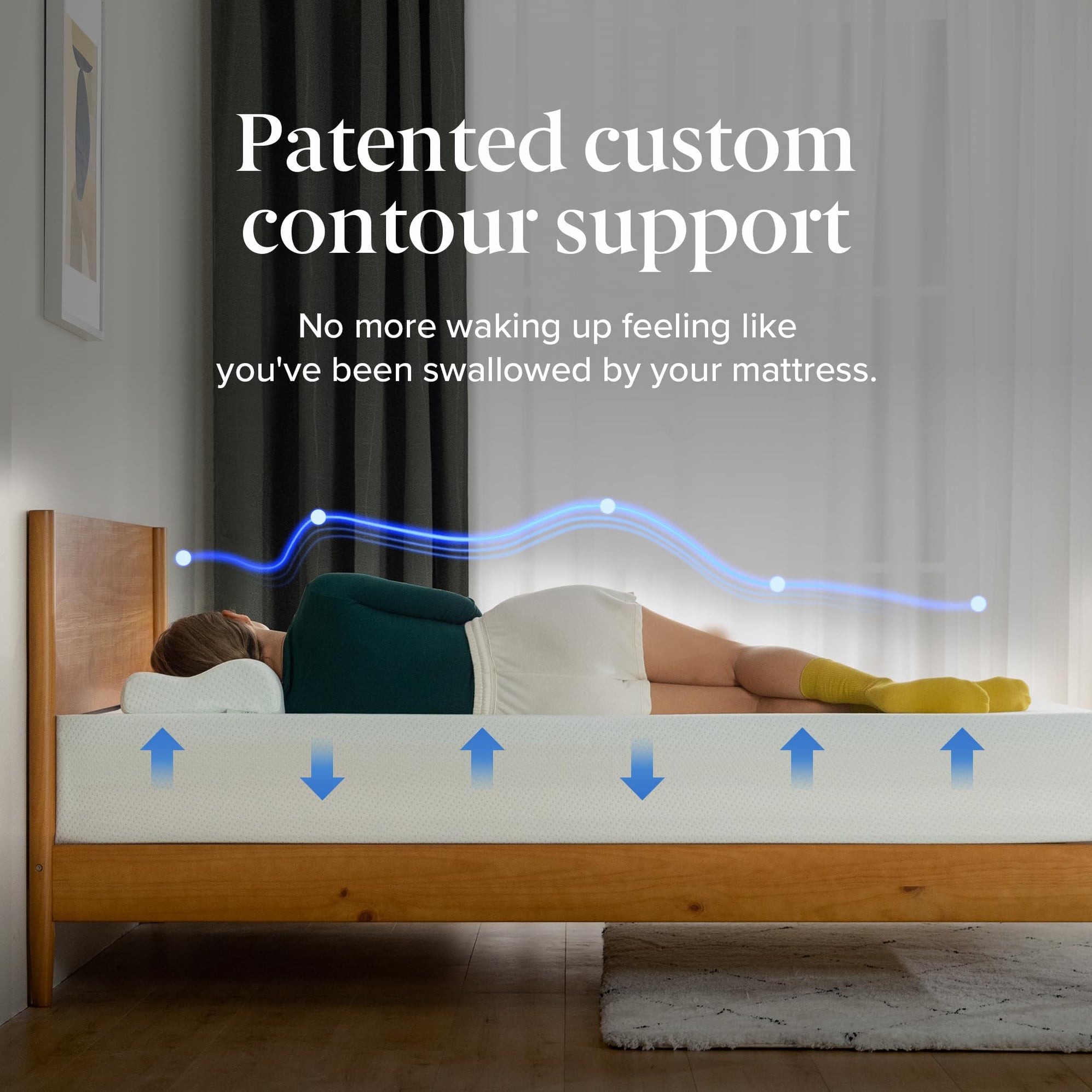 ZINUS 10 Inch Green Tea Memory Foam Mattress [New Version], King, Fibe