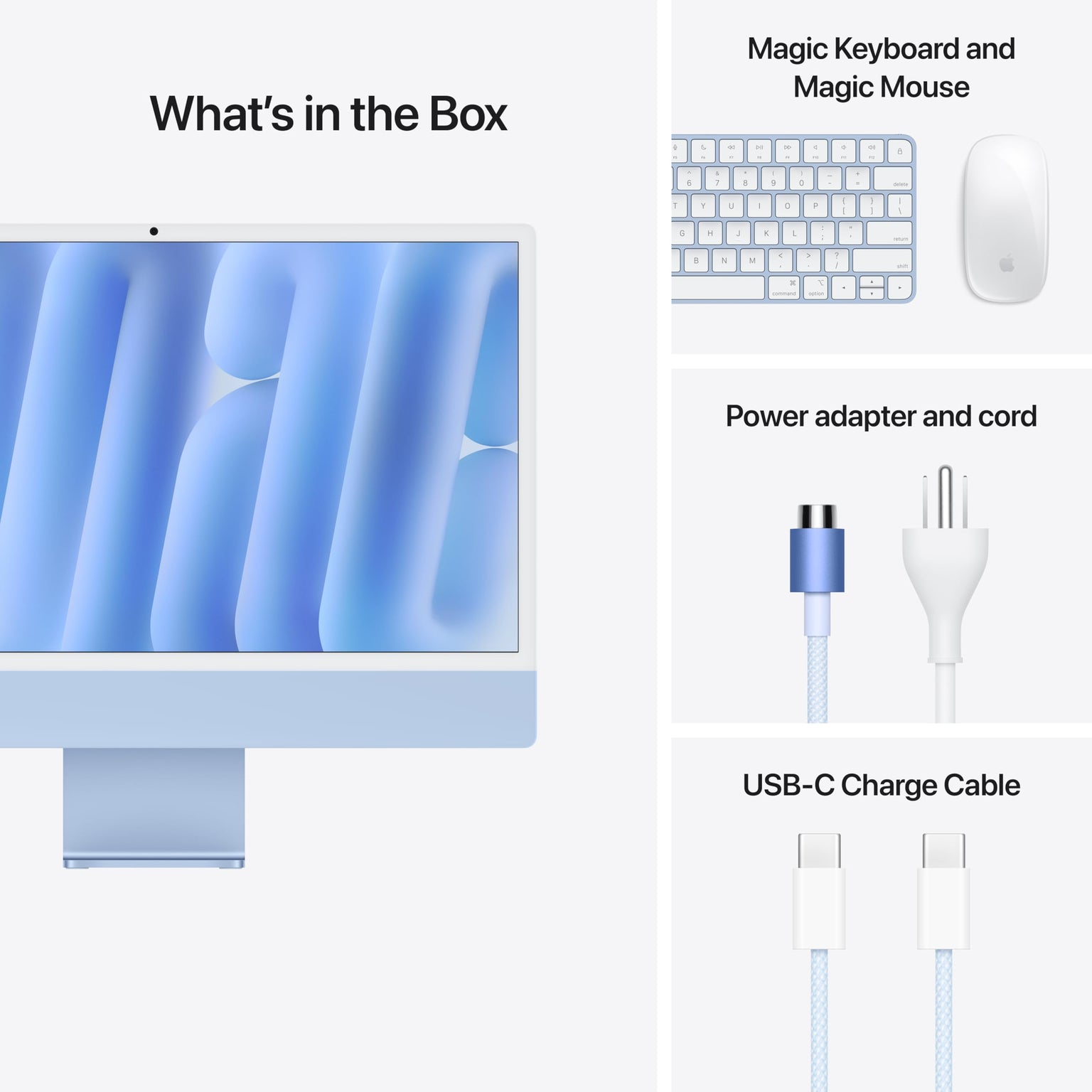 Apple 2024 iMac All-in-One Desktop Computer with M4 chip with 8-core C