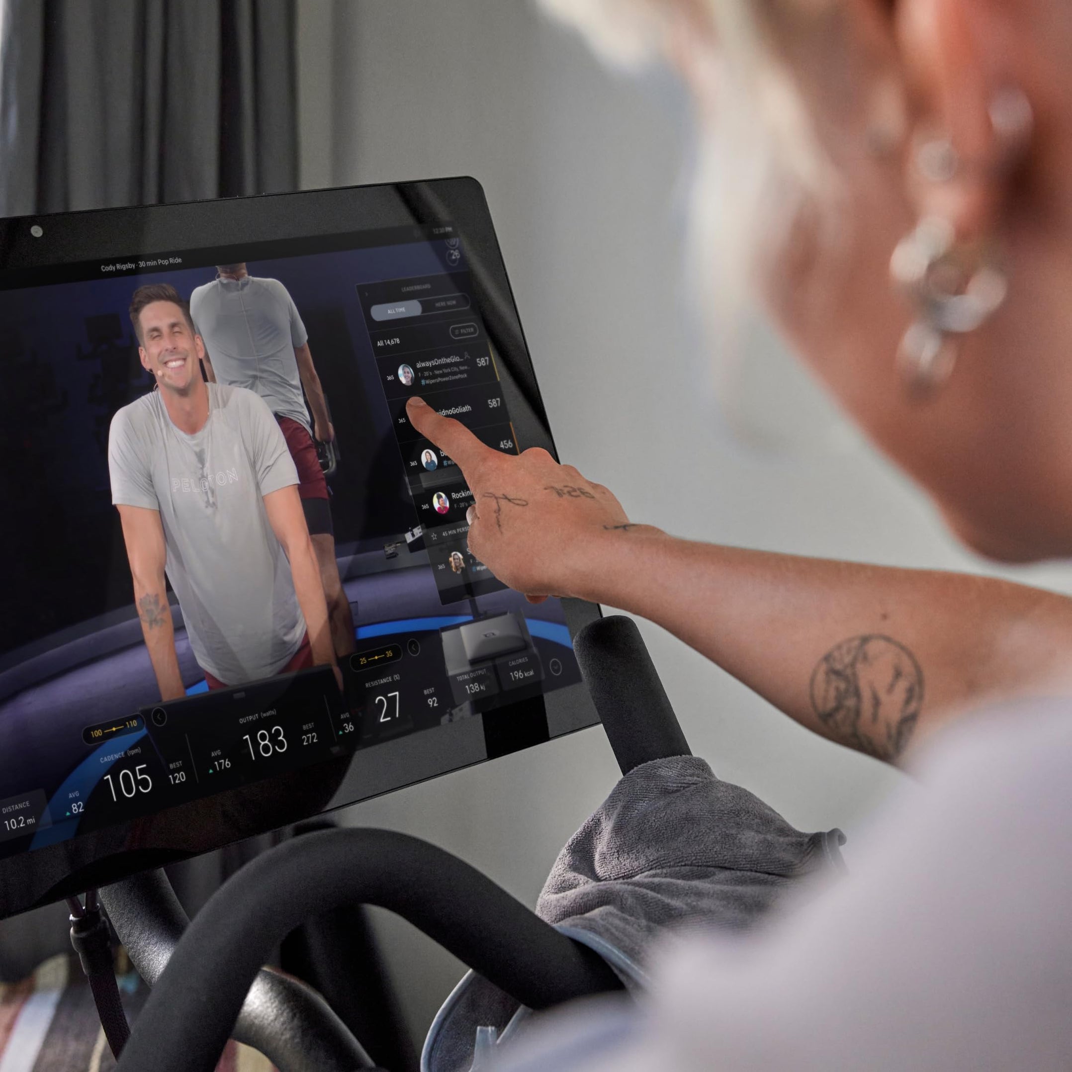 Original Peloton Bike | Indoor Stationary Exercise Bike with Immersive