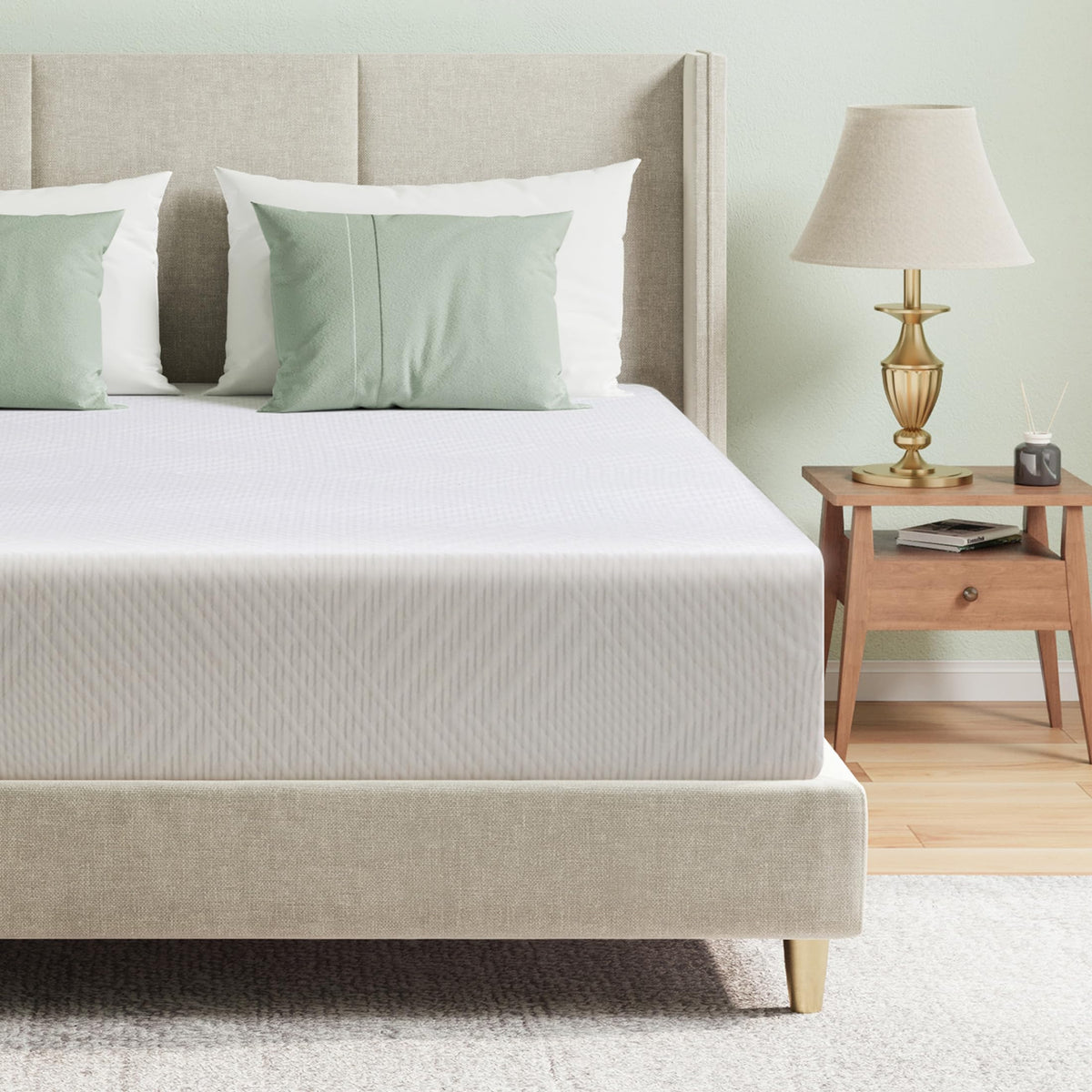 Queen Mattress in a Box, 10 inch Mattresses for Platform Bed Double Si