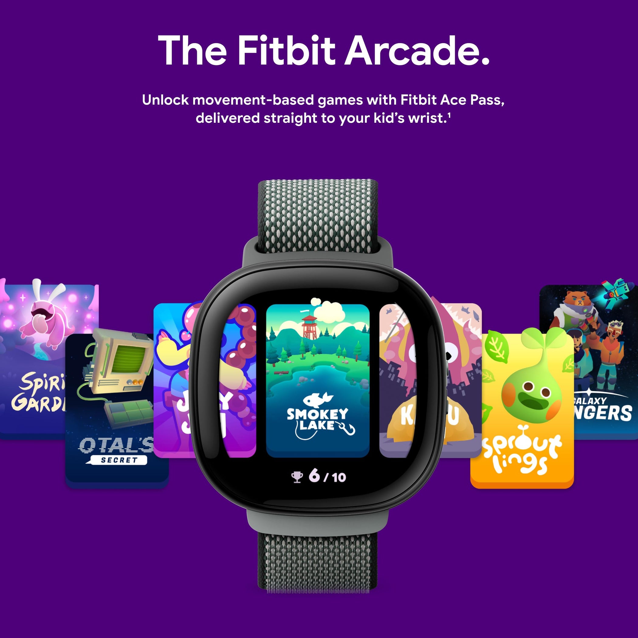 Google Fitbit Ace LTE - Kids Smartwatch with Call, Text, GPS, and Acti