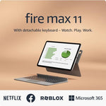 Amazon Fire Max 11 tablet and Keyboard Case bundle, power, fun, and pr